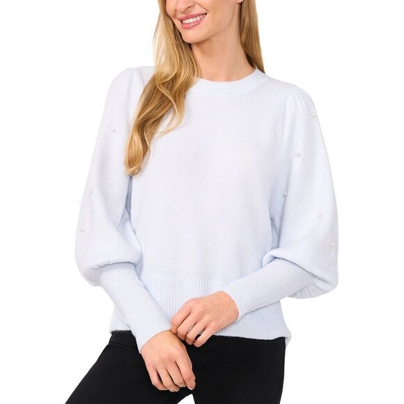 CeCe | Sweaters | Cece Womens Pearl Sleeve Sweater | Poshmark